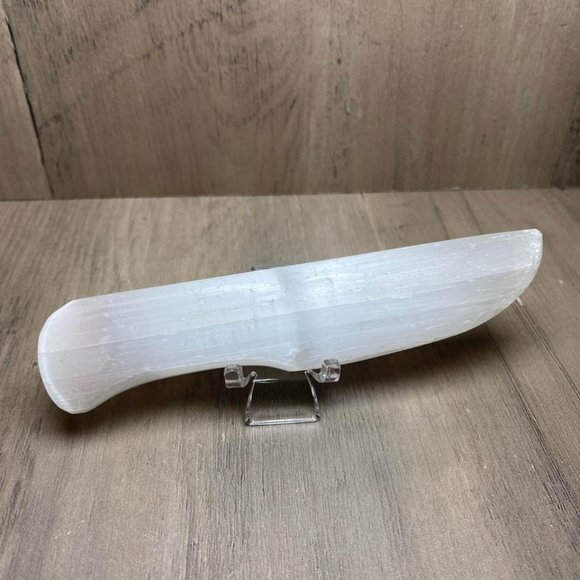 Accents | Selenite Crystal Stone Dagger Knife Carving | Poshmark